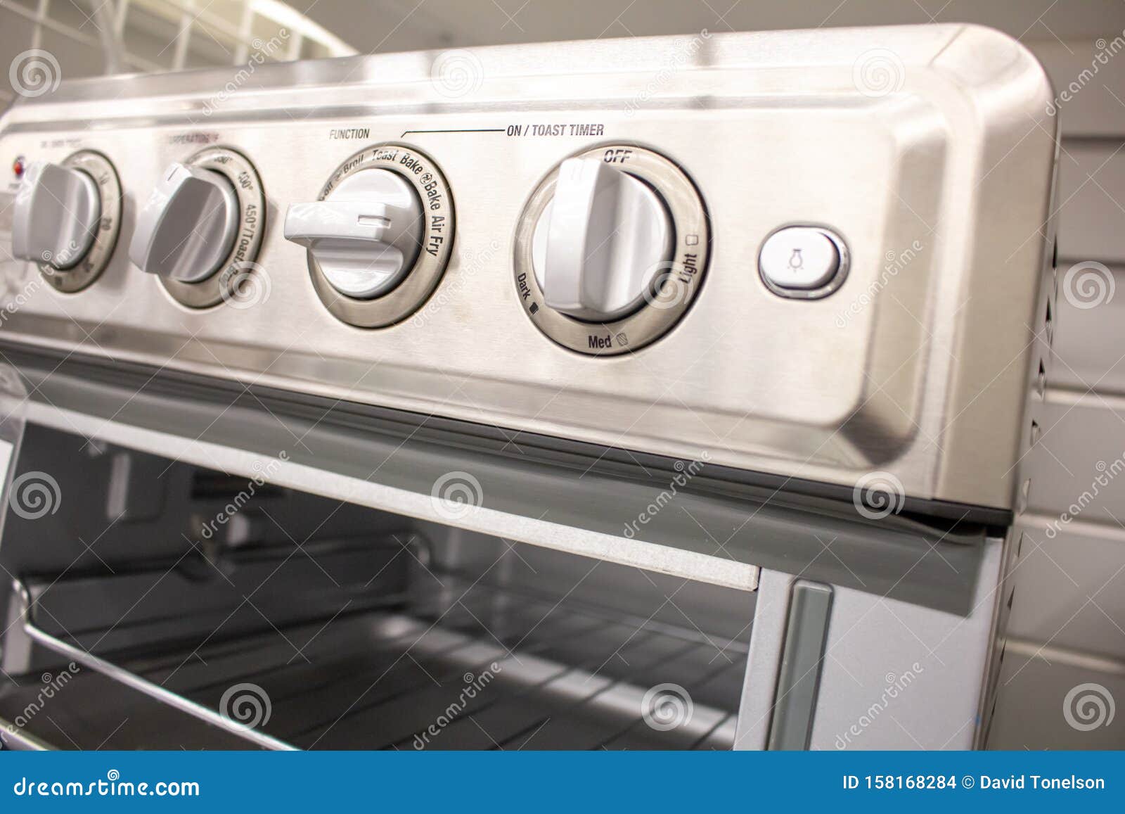 Buttons on an oven stock photo. Image of door, modern - 158168284