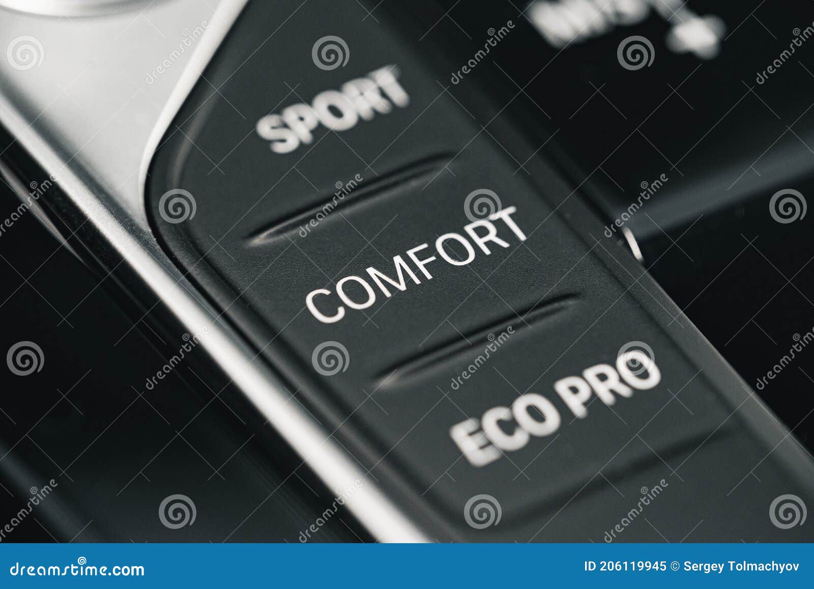 Buttons Panel of the Car on the Dashboard Stock Image - Image of inside ...