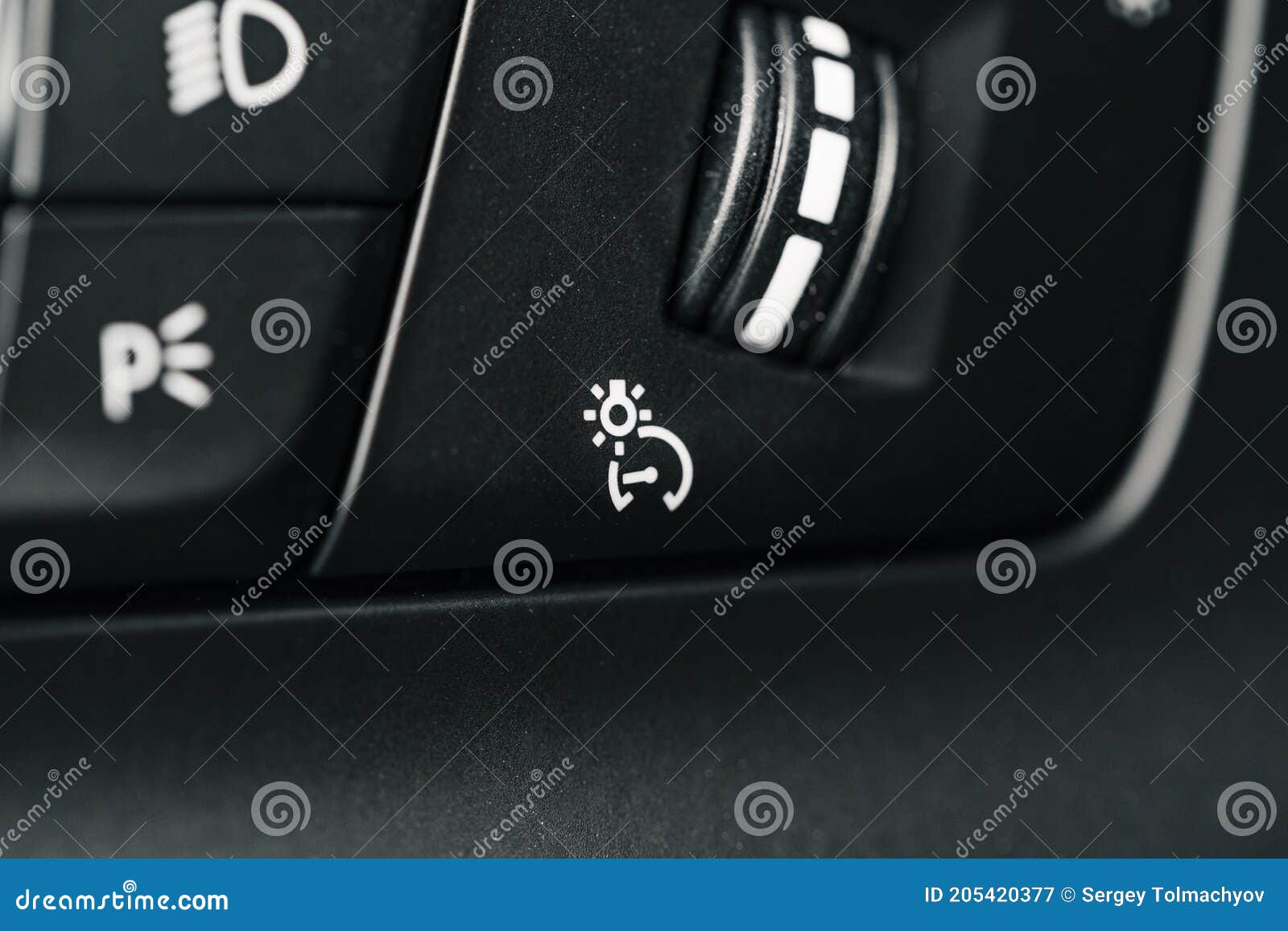 Buttons Panel of the Car on the Dashboard Stock Image - Image of inside ...