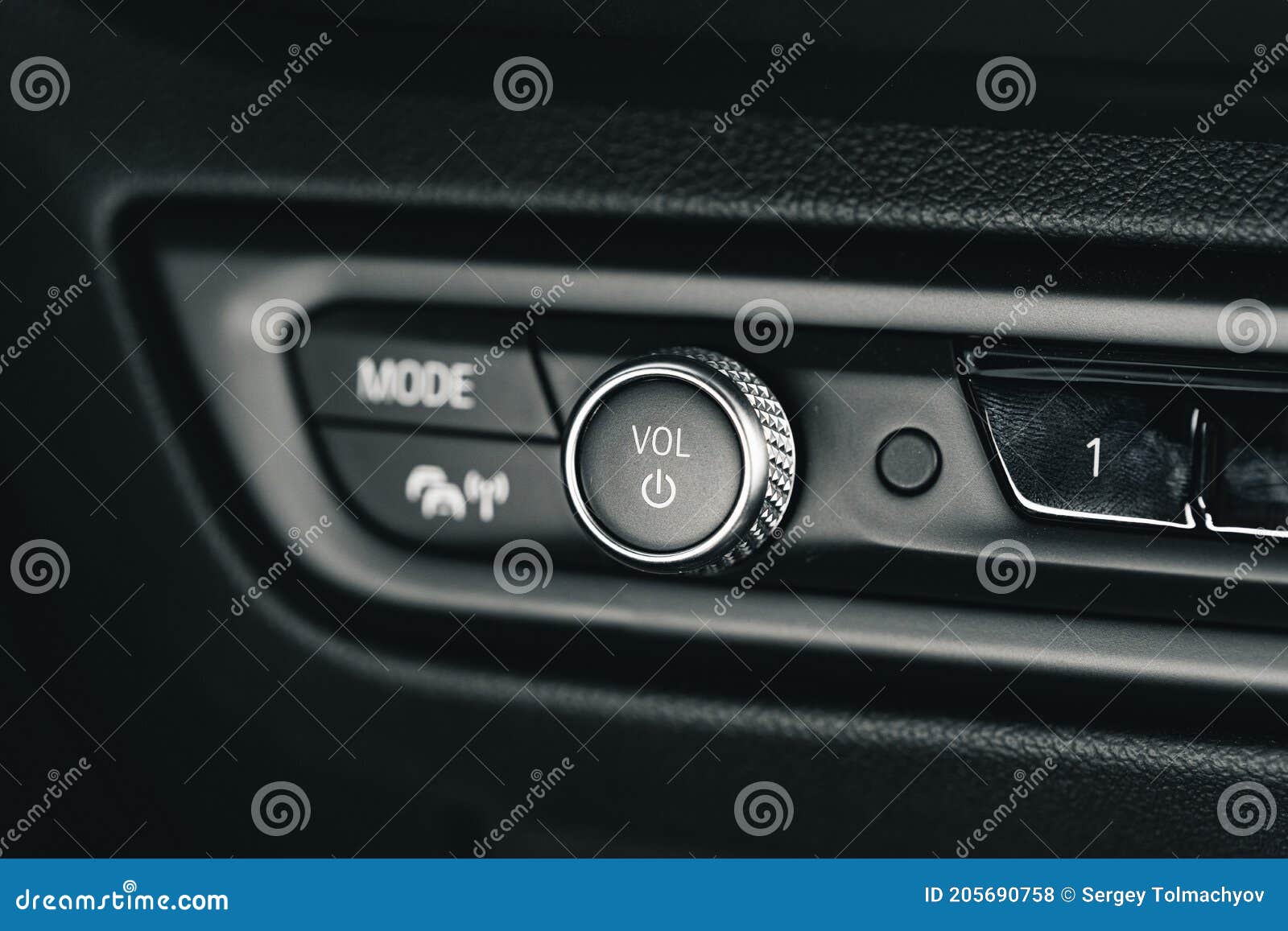 Buttons Panel of the Car on the Dashboard Stock Photo - Image of ...