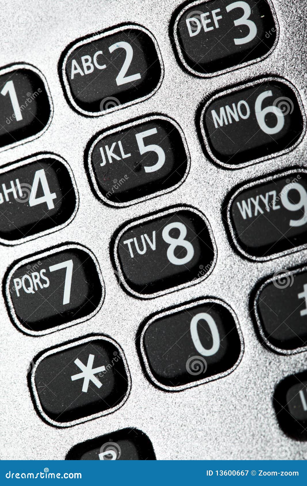 Buttons of phone stock image. Image of receiver, single - 13600667