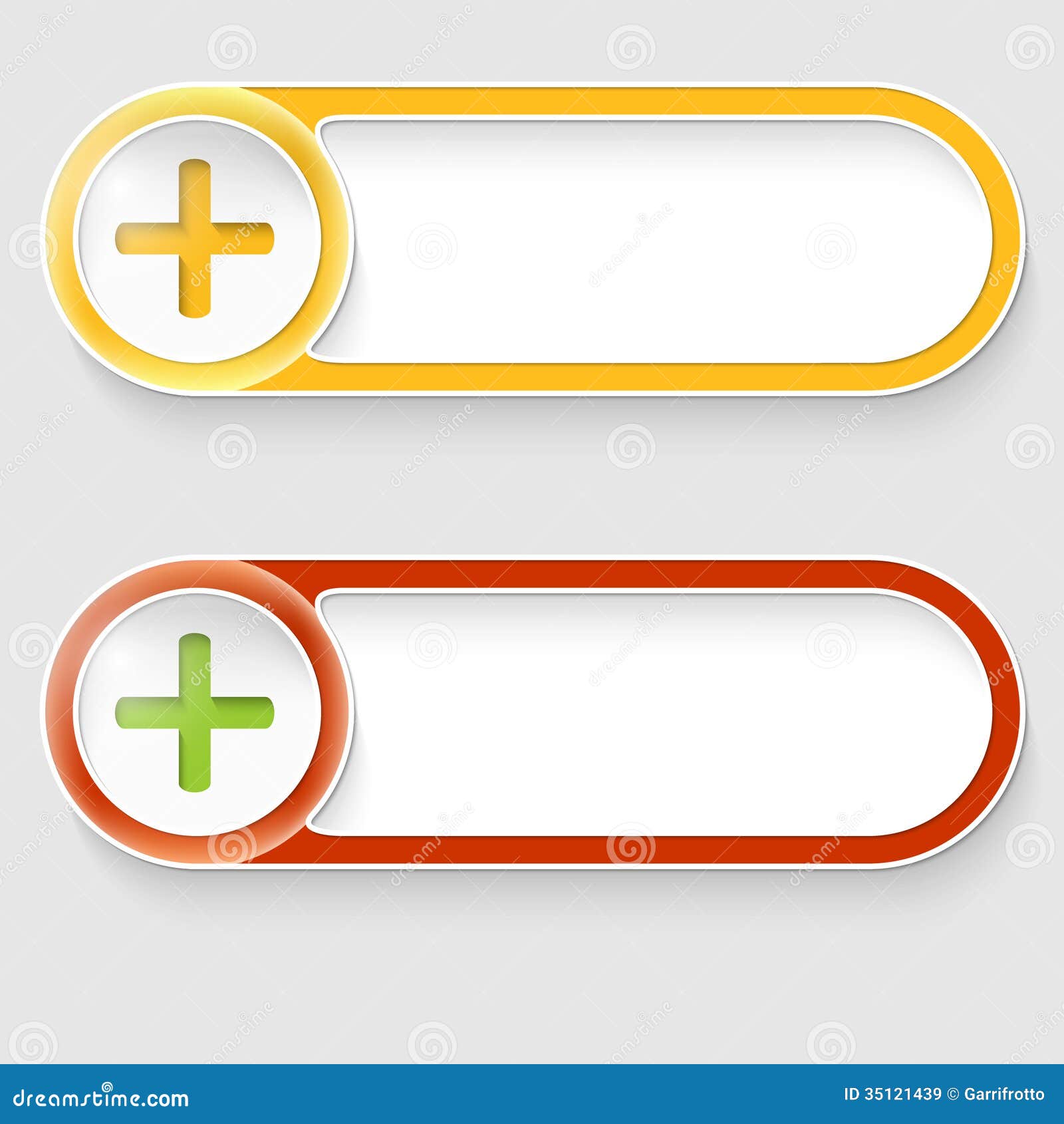 Buttons with plus sign stock vector. Illustration of site - 35121439