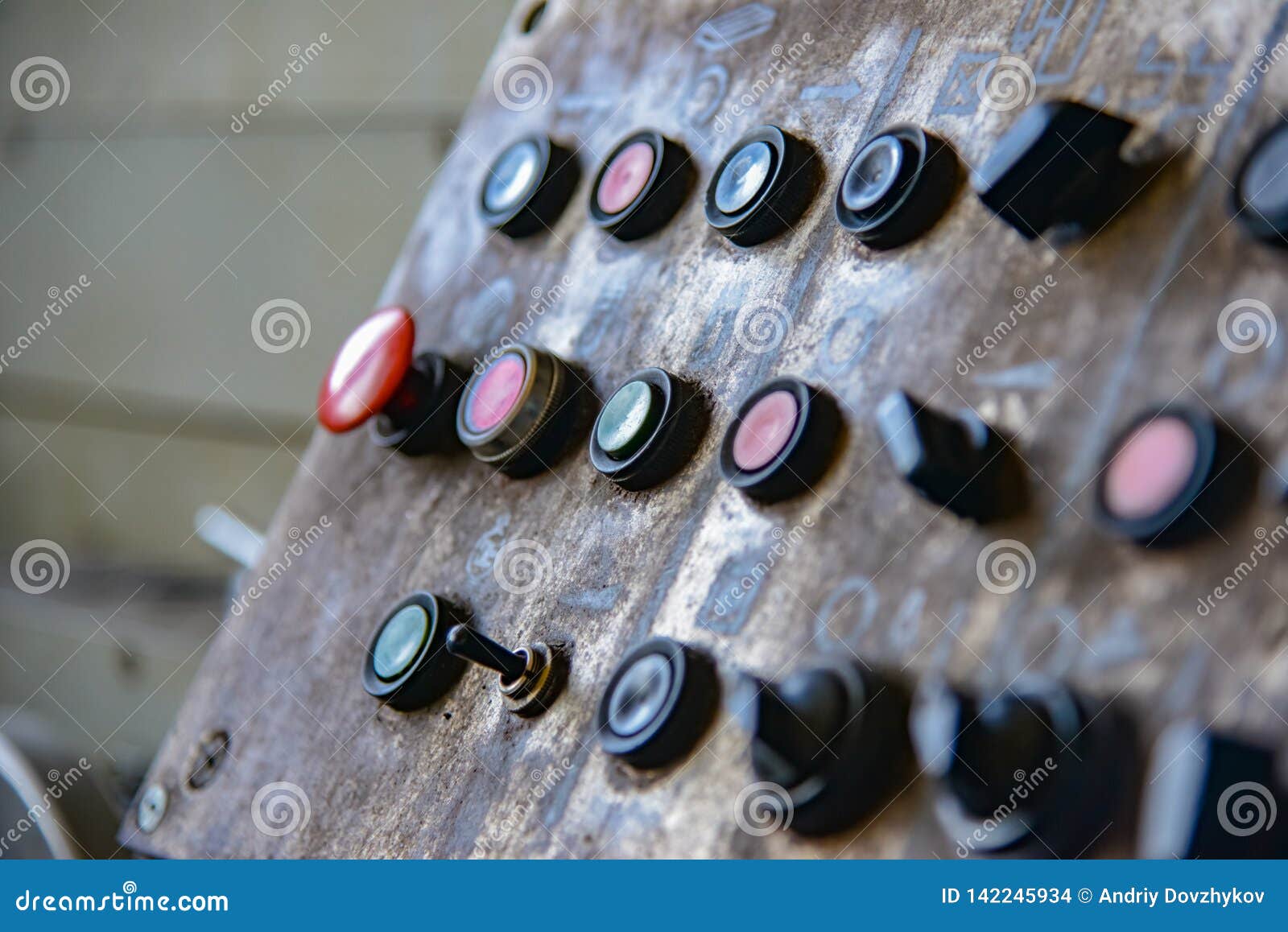 Buttons and Remote Control Machine Equipment for Human Operation in the ...