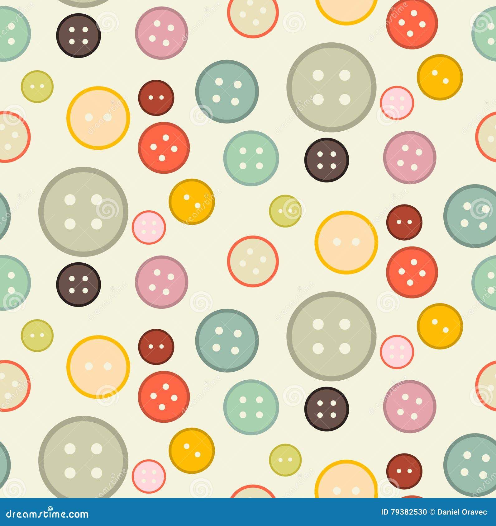 3D Buttons Retro Colors Stock Photography | CartoonDealer.com #42396980
