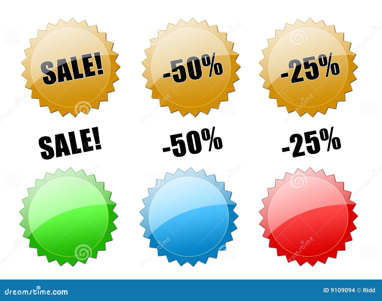 Buttons sale! stock illustration. Illustration of sale - 9109094