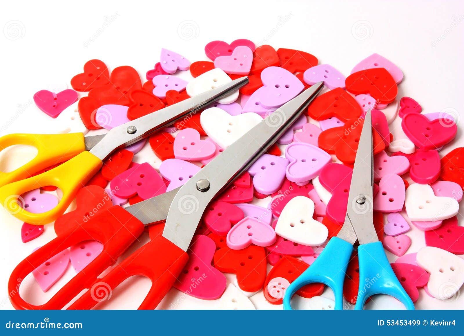 Buttons & Scissors stock image. Image of pretty, measure - 53453499
