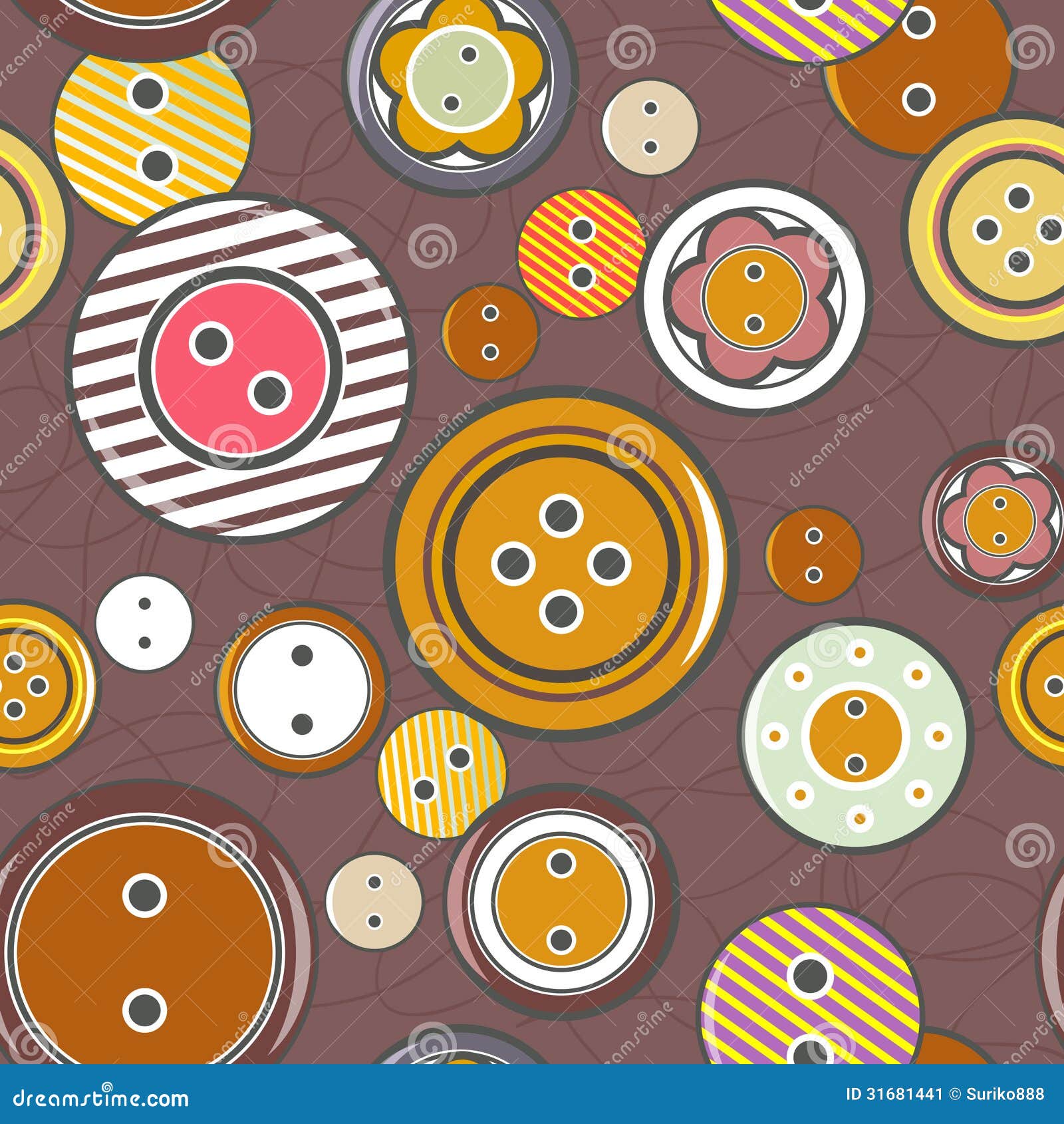 Buttons stock vector. Illustration of classic, fasten - 31681441