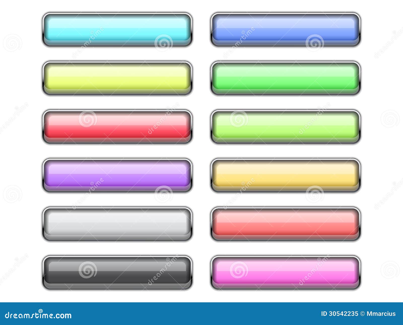 Buttons. stock vector. Illustration of blank, button - 30542235