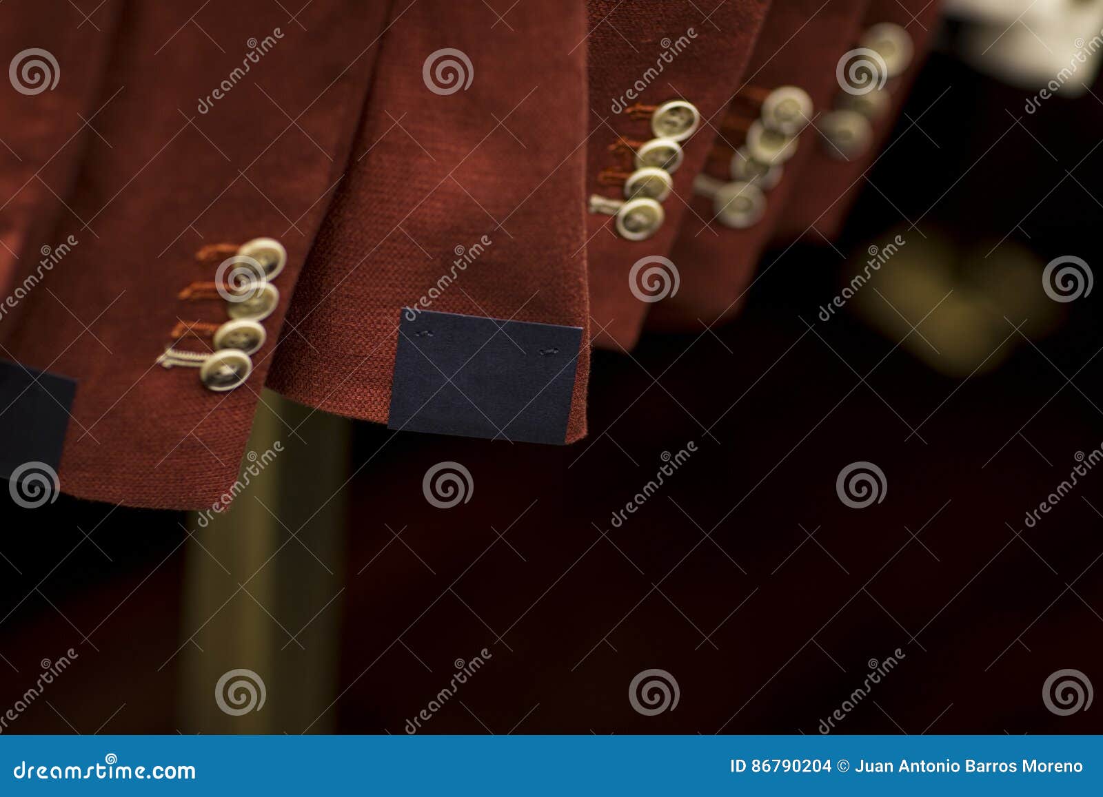 Buttons on Sleeve of Business Suit Stock Photo - Image of dress ...