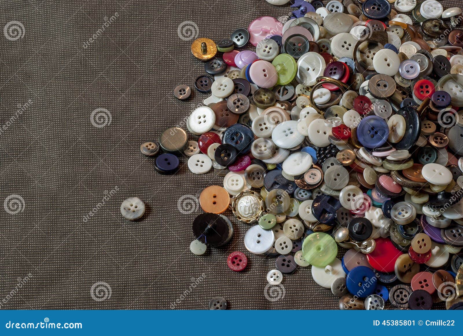 Buttons on a table stock image. Image of glossy, gray - 45385801