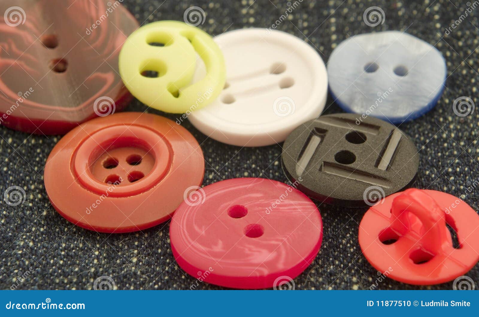 Buttons on the textile. stock photo. Image of button - 11877510