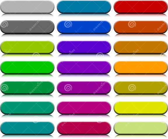 Buttons. [Vector] stock vector. Illustration of color - 3722169