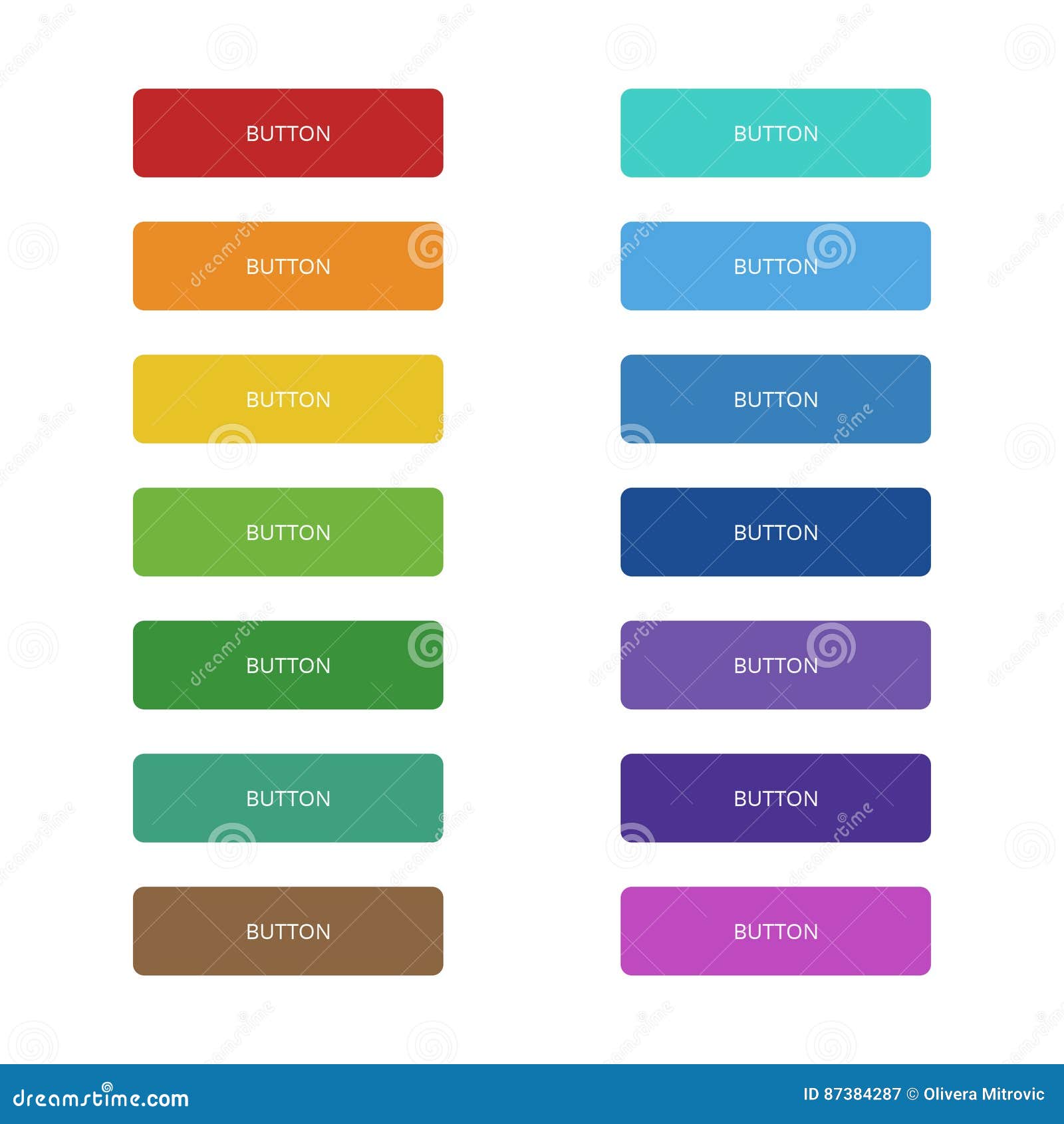 Buttons for web stock vector. Illustration of element - 87384287