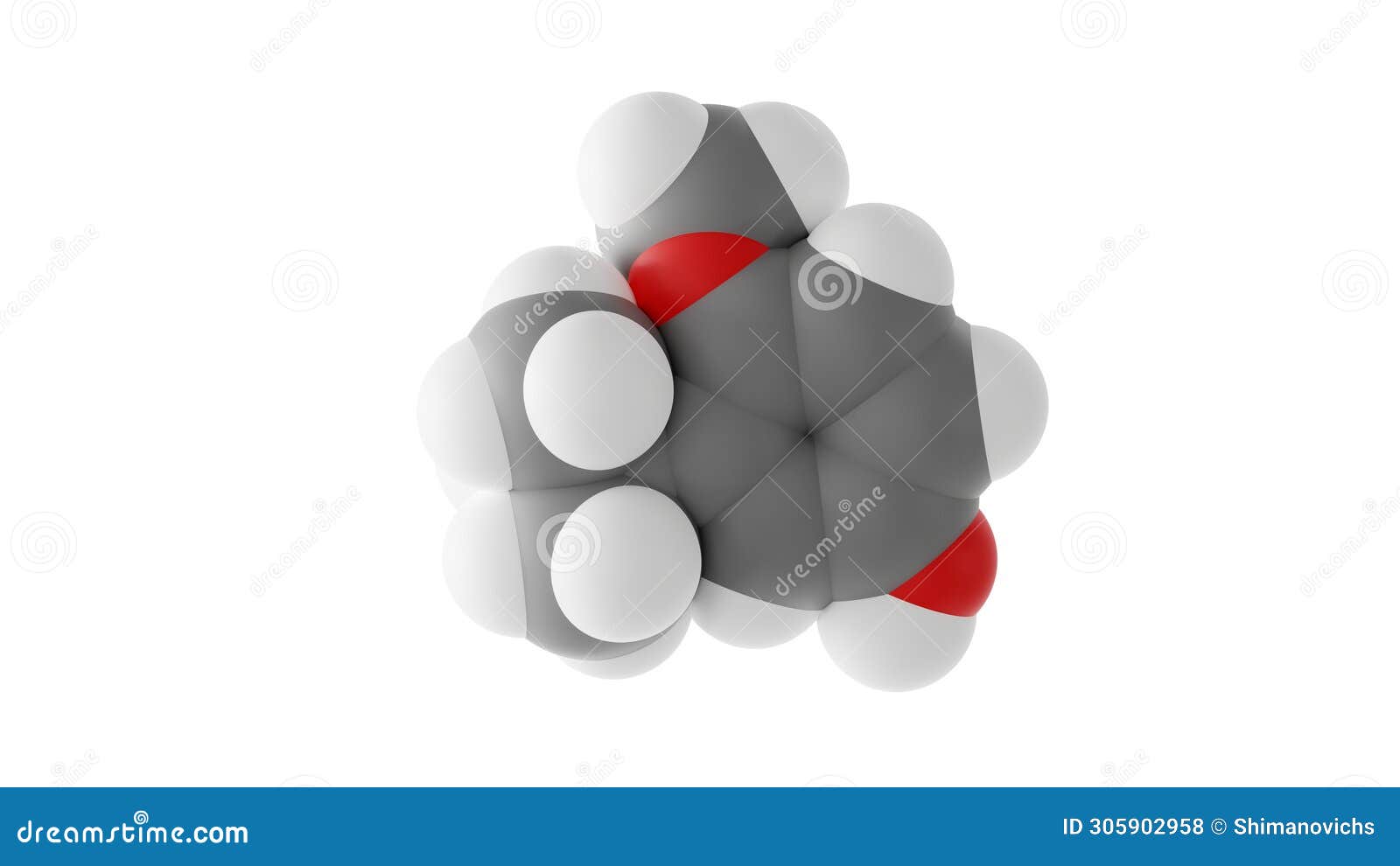 Butylated Hydroxyanisole Molecular Structure, 3d Model Molecule, E320 ...