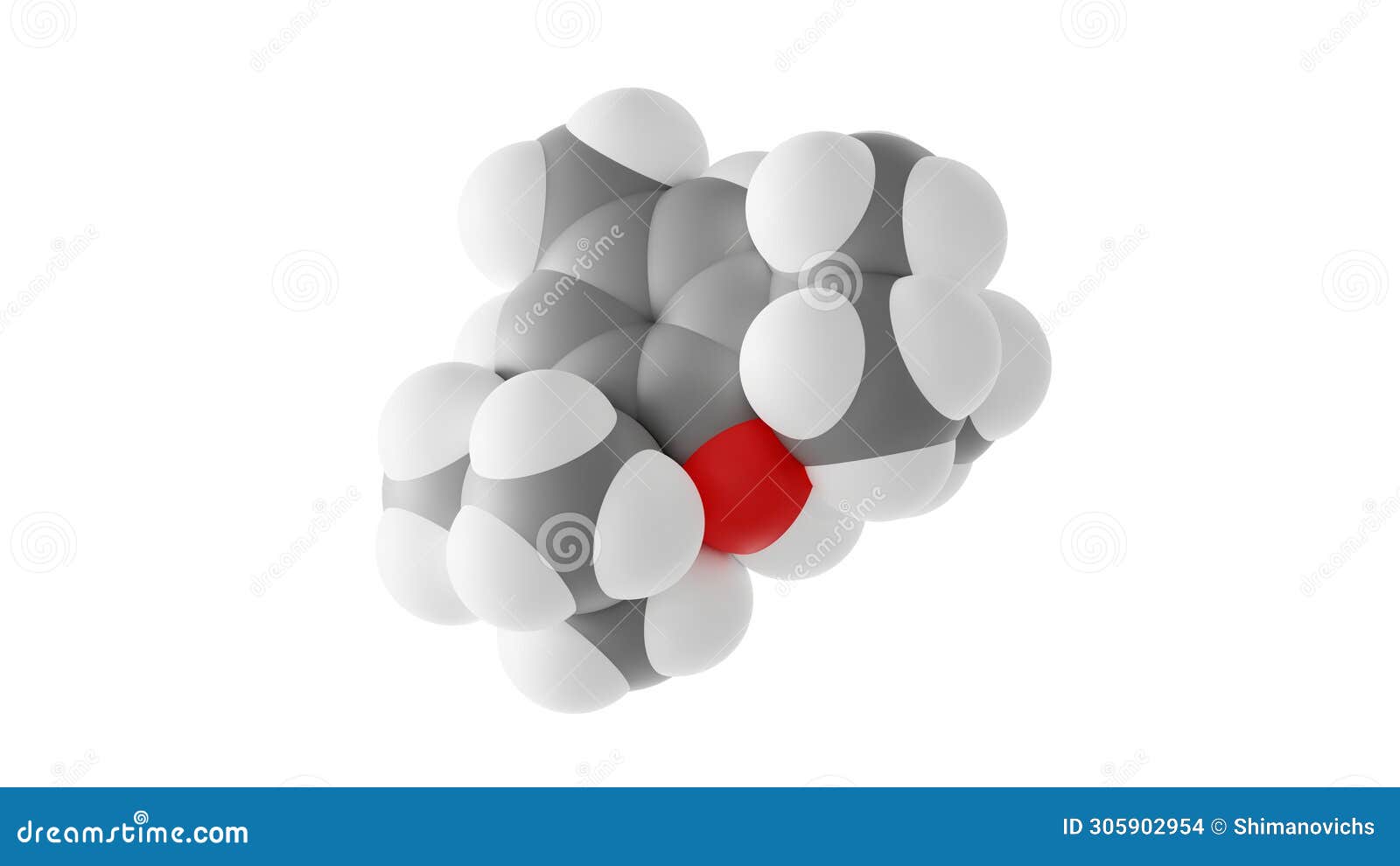 Butylated Hydroxytoluene Molecule, Antioxidant E321, Molecular ...