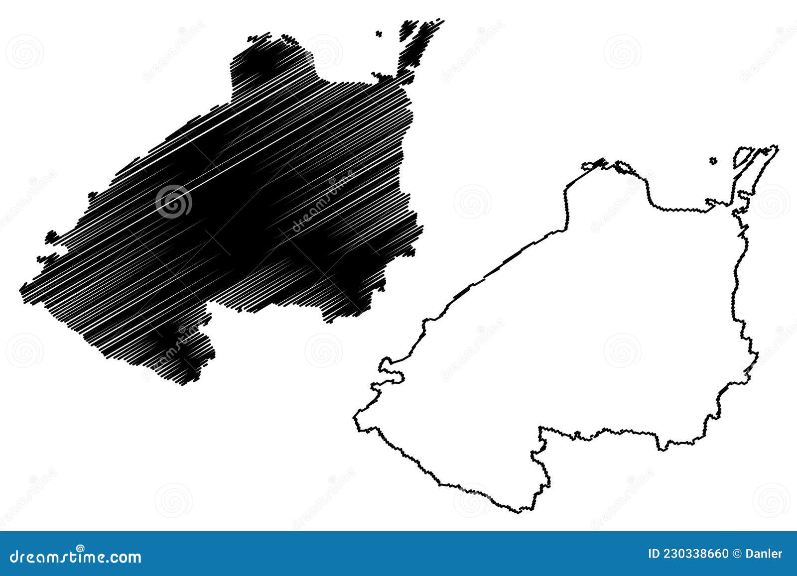 Bihar Map. Bihar District Map, India. Bihar, India, Vector Map Isolated ...