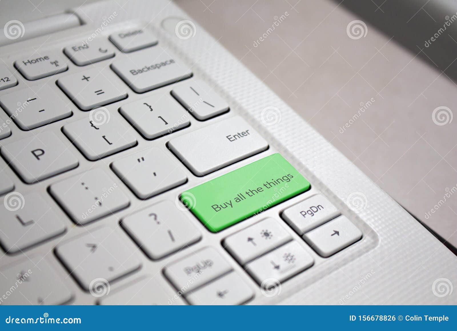 HYPE Red Button On Computer Keyboard. Blurred In Motion Background ...