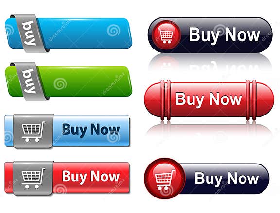 Buy buttons stock vector. Illustration of template, shop - 17587676
