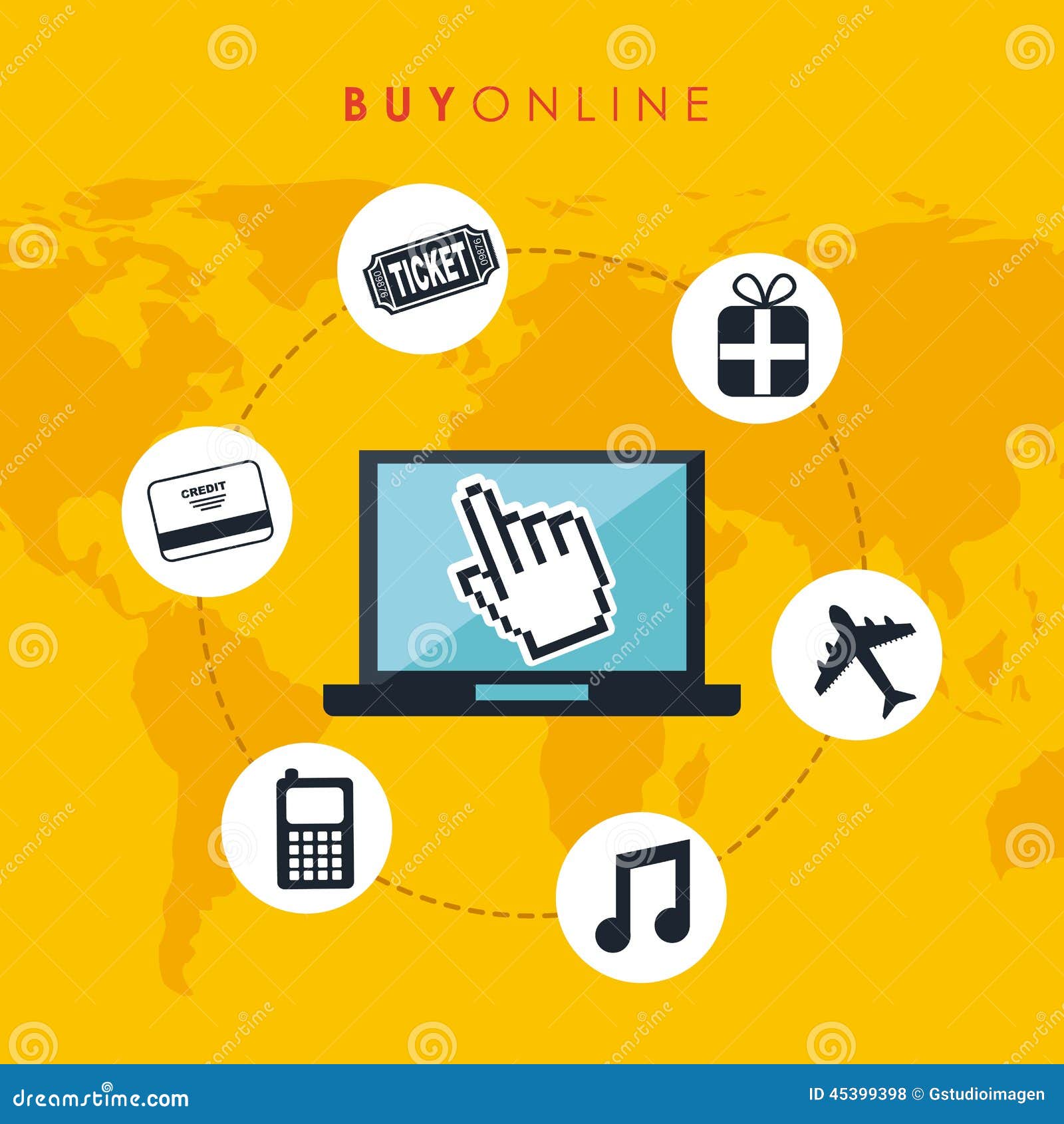 Buy on line design stock illustration. Illustration of credit - 45399398