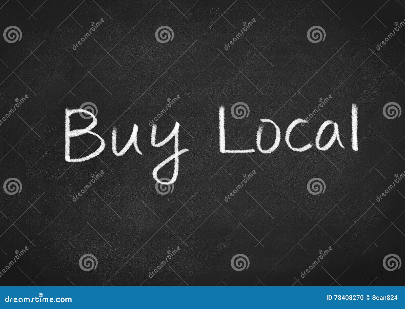 Buy Local Business Concept Text Stock Illustration - Illustration of ...