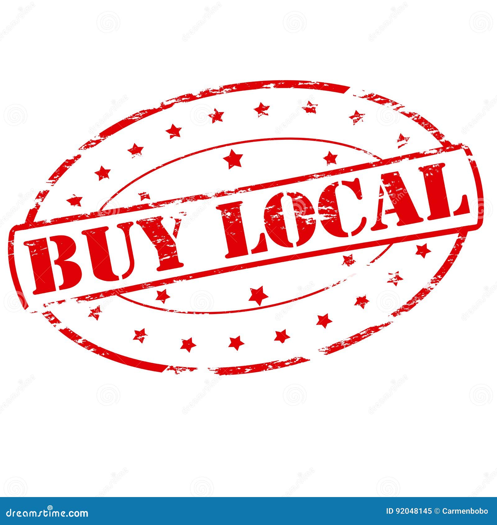 Buy local stock illustration. Illustration of sign, regional - 92048145