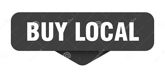 Buy Local Sticker. Buy Local Sign on Transparent Background Stock ...