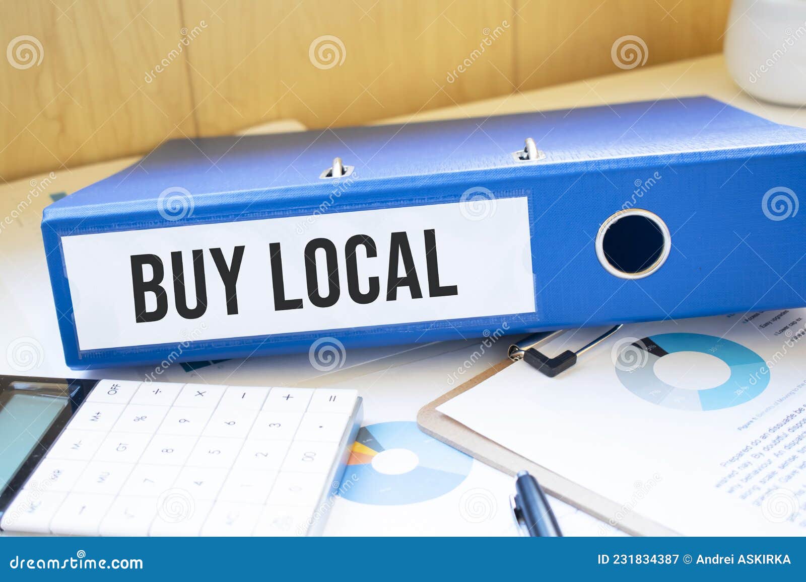 Buy Local Words on Labels with Document Binders Stock Image - Image of ...