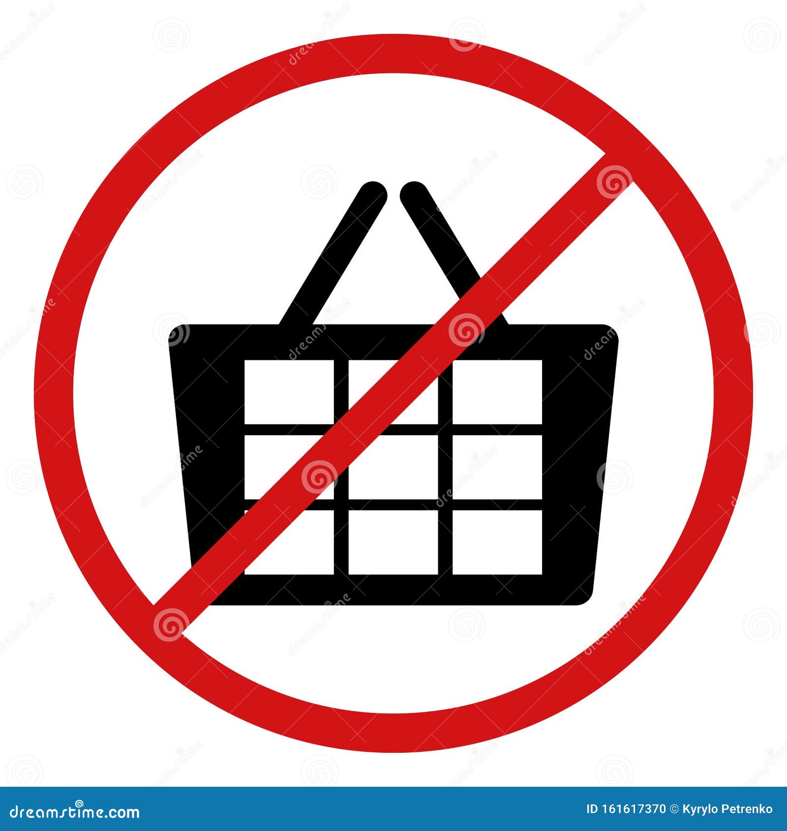 Buy Nothing Day Prohibition Sign Store Vector Stock Vector ...