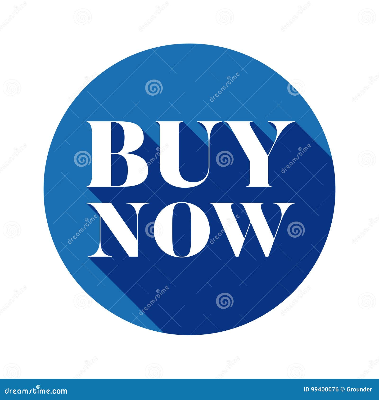 Buy Now button blue round stock vector. Illustration of vector - 99400076