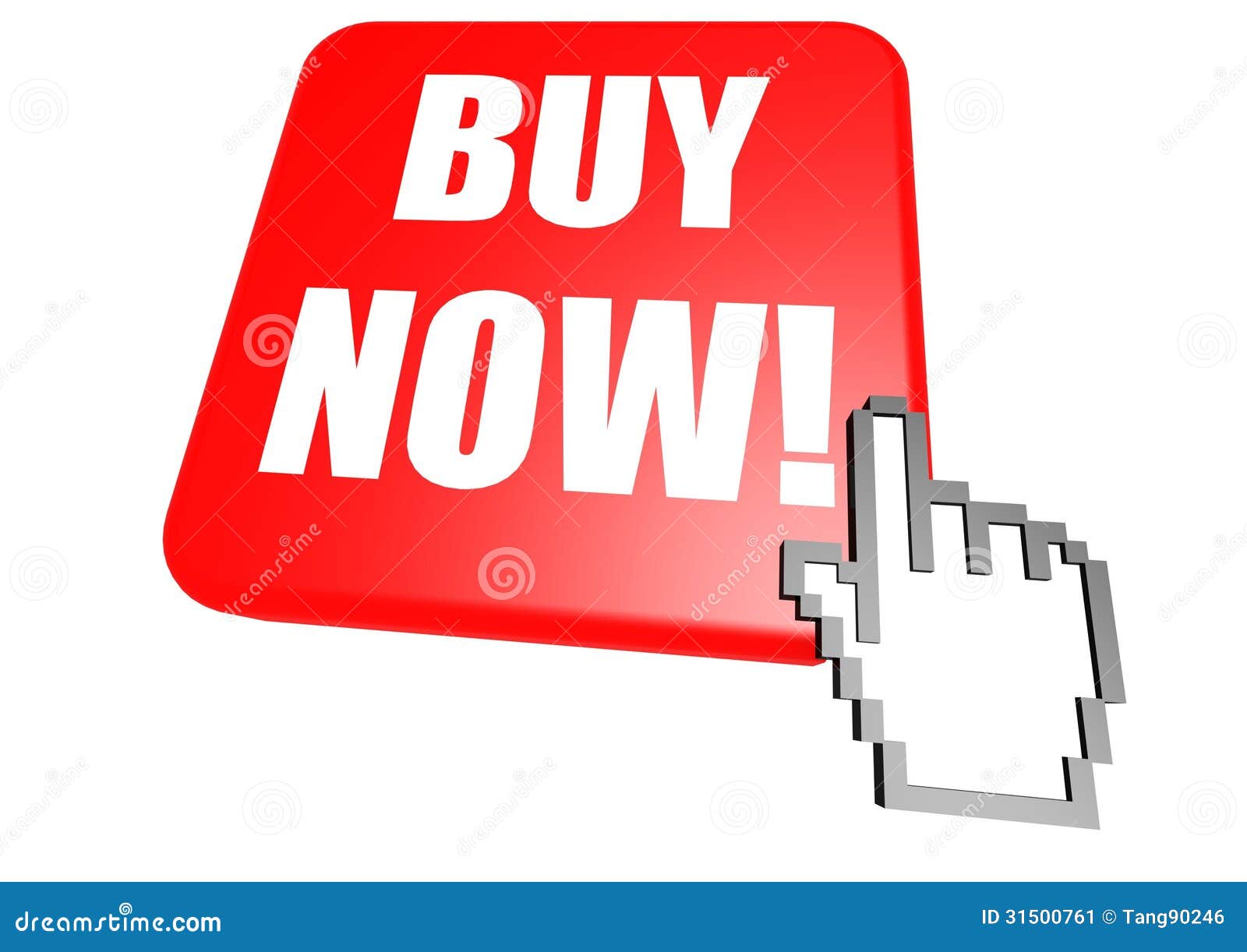 Buy now button with cursor stock illustration. Illustration of business ...