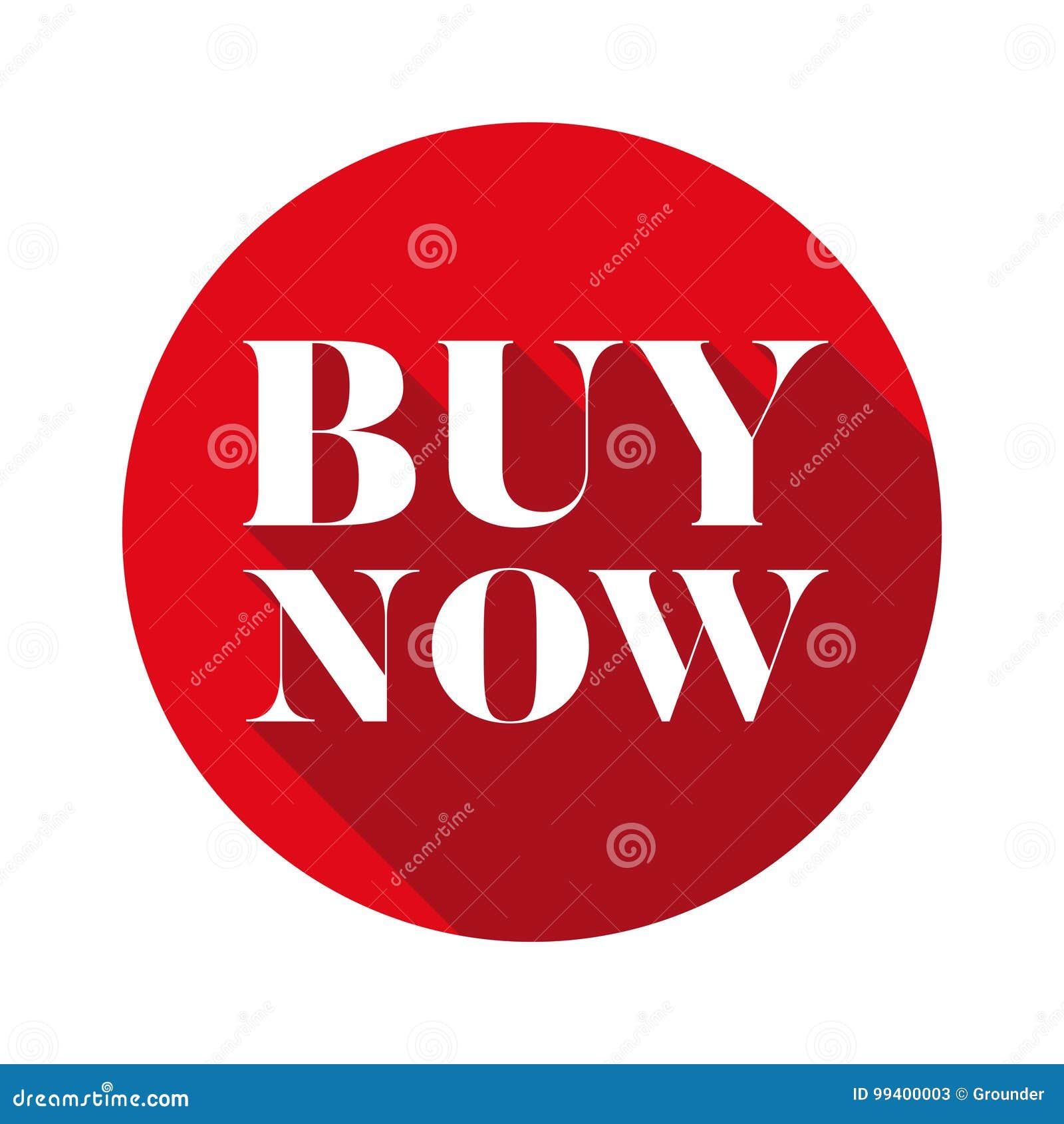 Buy Now button red round stock vector. Illustration of design - 99400003