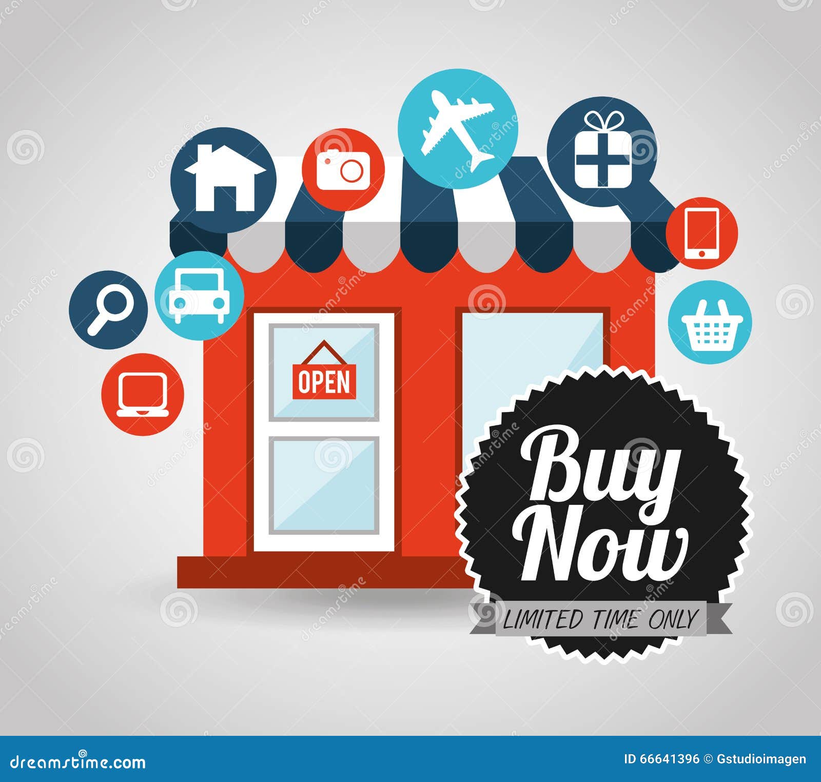 Buy now design stock illustration. Illustration of present - 66641396