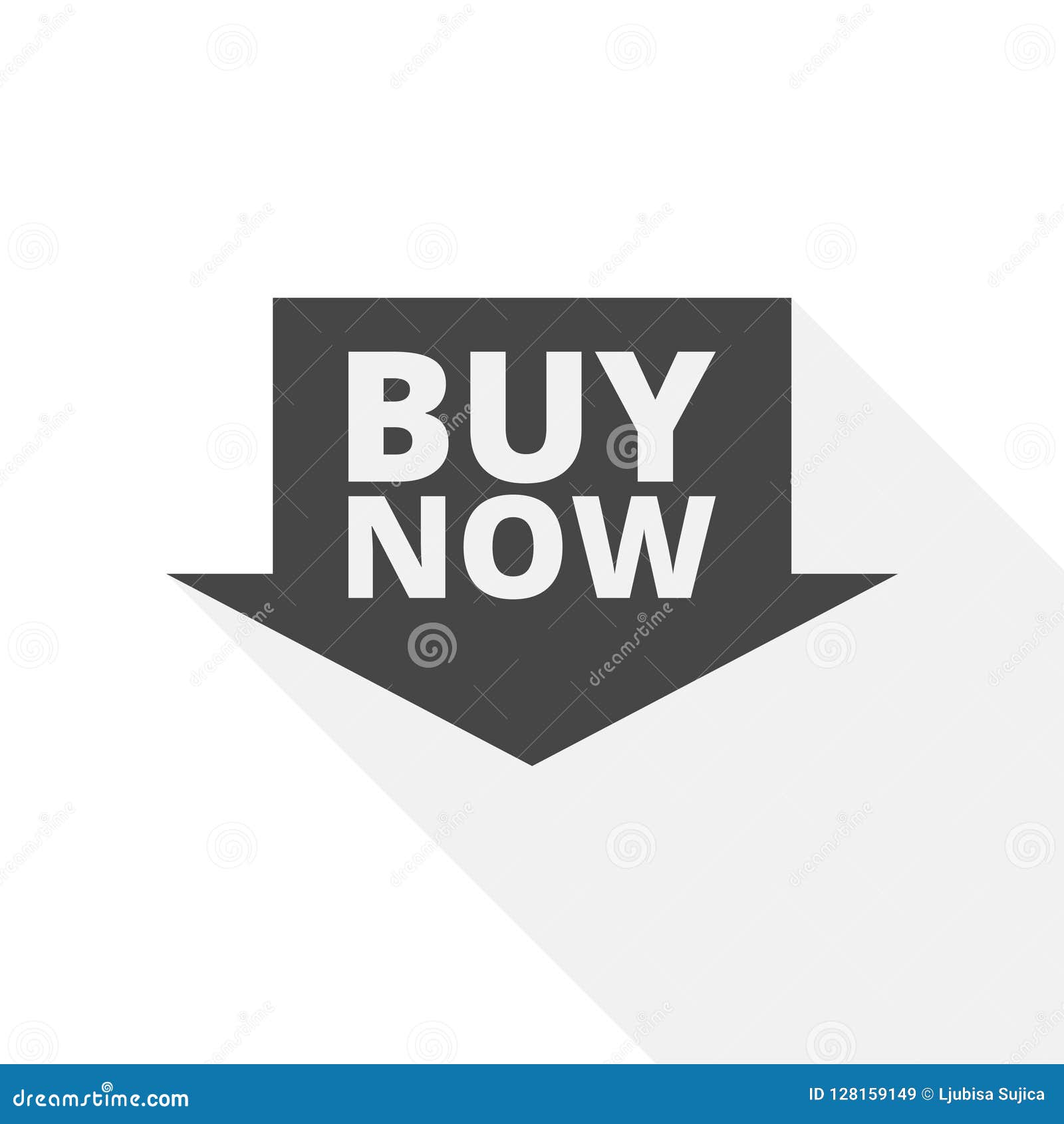 Buy now sign icon stock vector. Illustration of geometric - 128159149