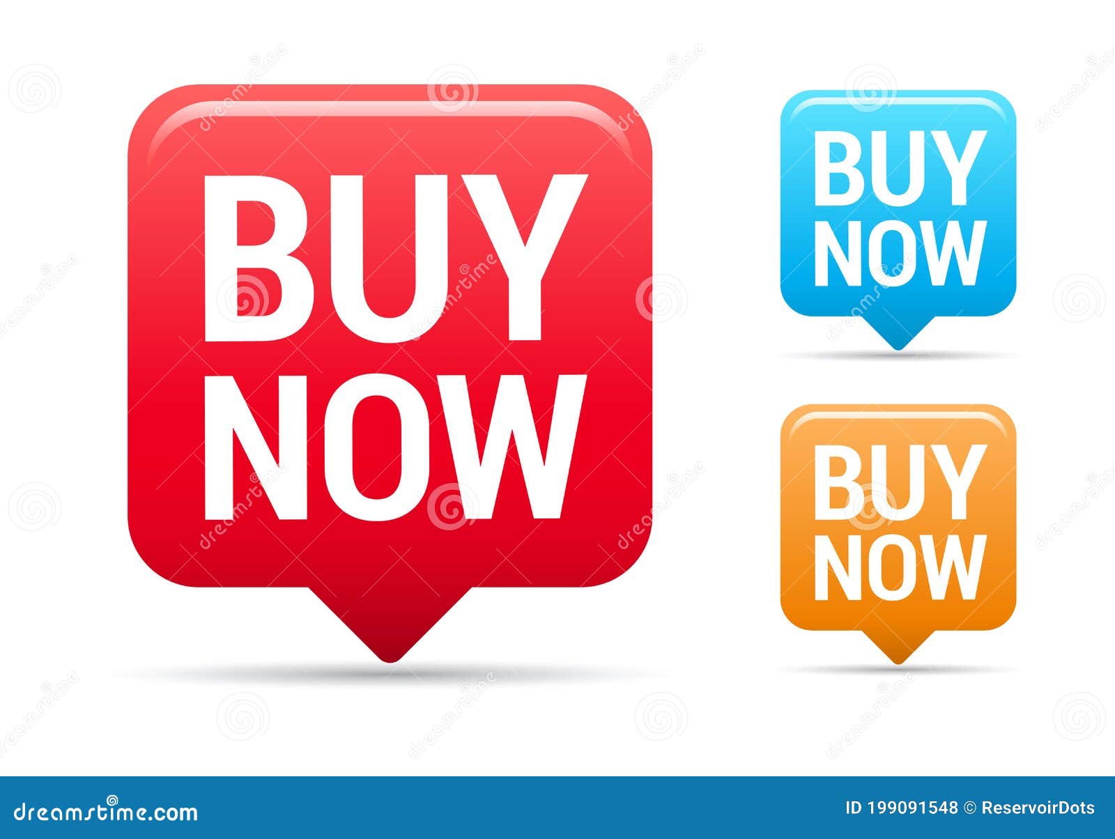 Buy Now Tags stock vector. Illustration of sign, offer - 199091548