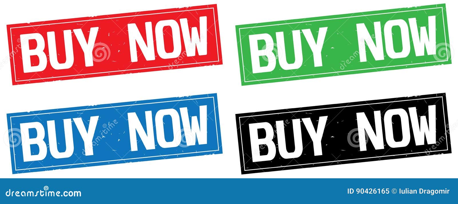 BUY NOW Text, on Rectangle Stamp Sign. Stock Illustration ...