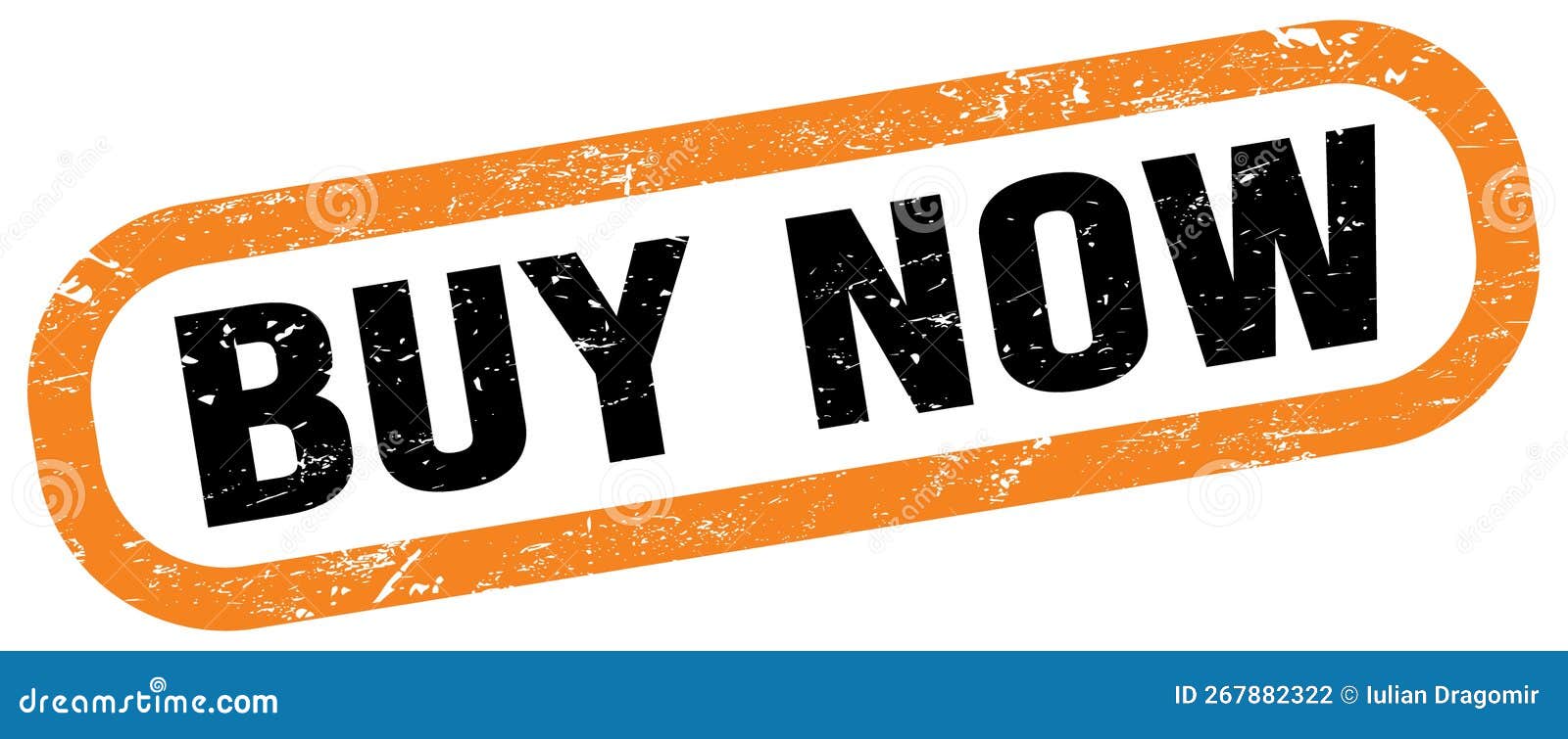 BUY NOW, Text Written on Orange-black Stamp Sign Stock Illustration ...