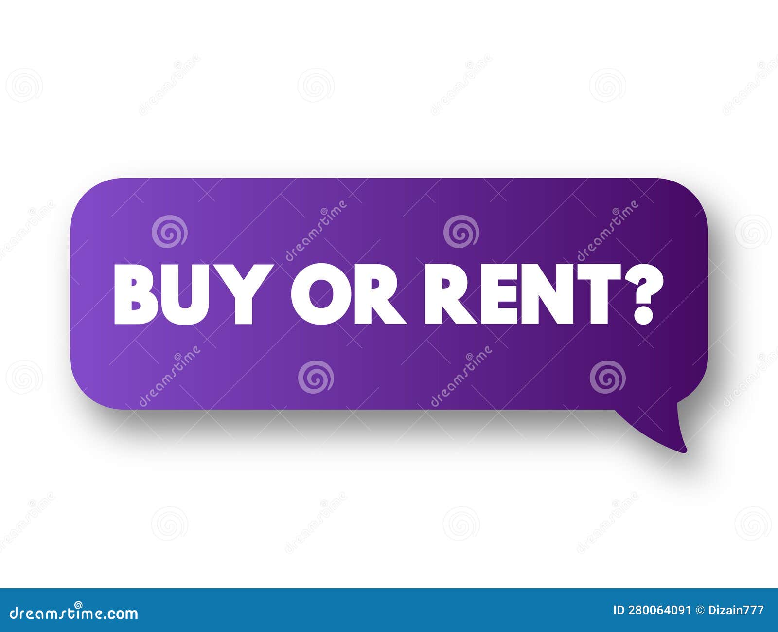 Own Rent Text Stamp, Concept Background Royalty-Free Stock Photography ...