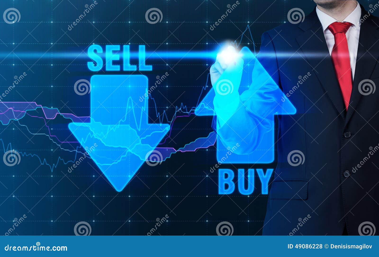 Buy and sell arrow stock photo. Image of room, caucasian - 49086228