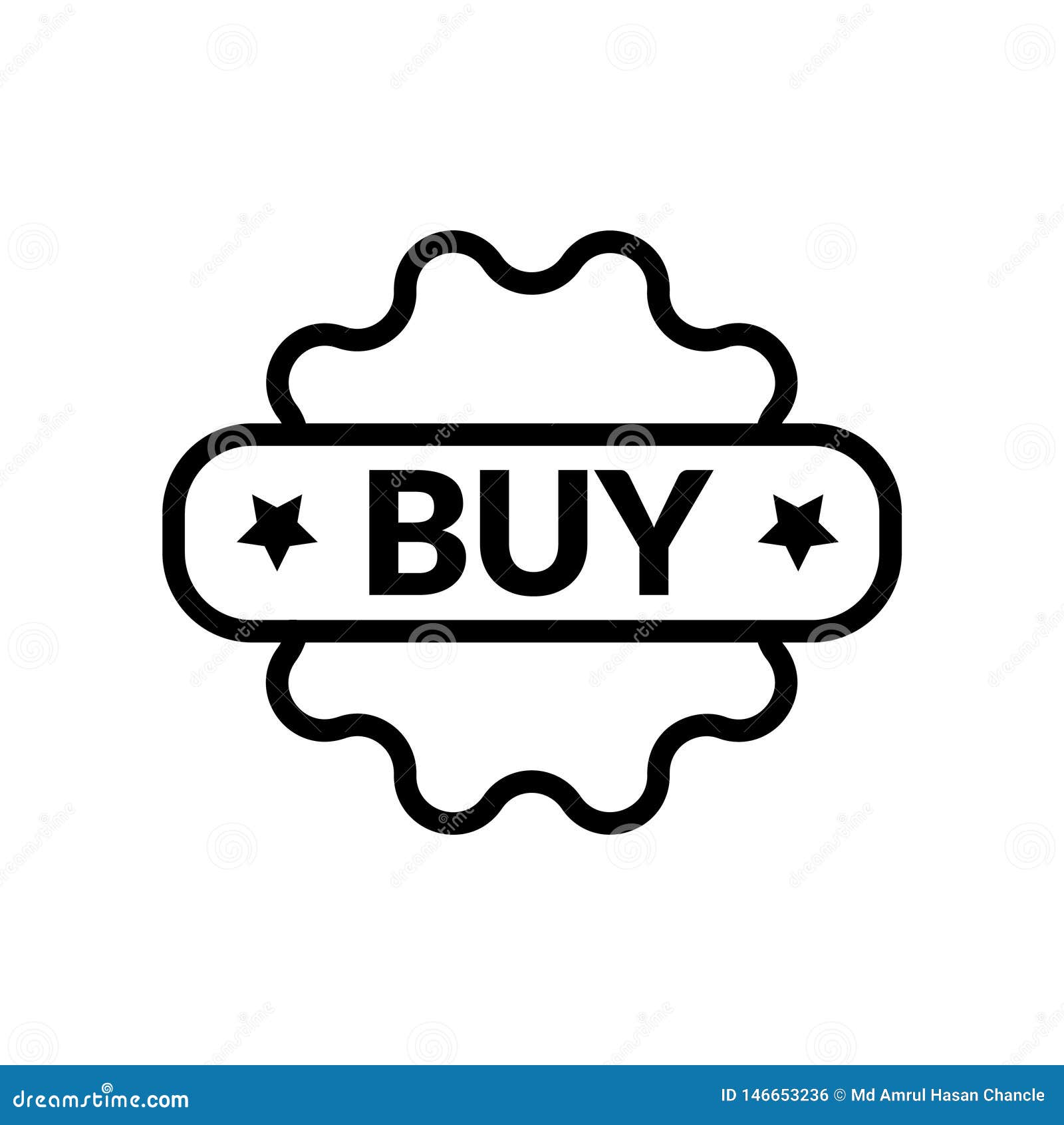 Buy sticker icon stock illustration. Illustration of label - 146653236
