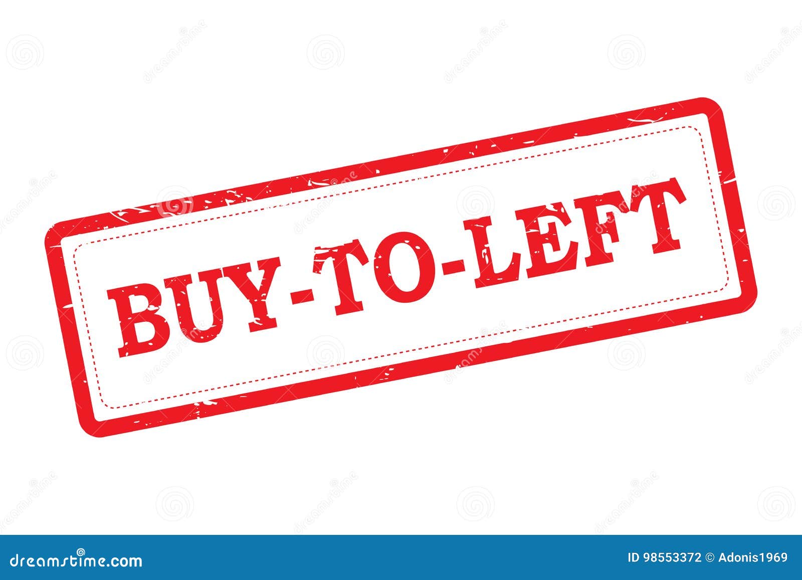 Buy To Left Red Rubber Stamp Stock Vector - Illustration of texture ...