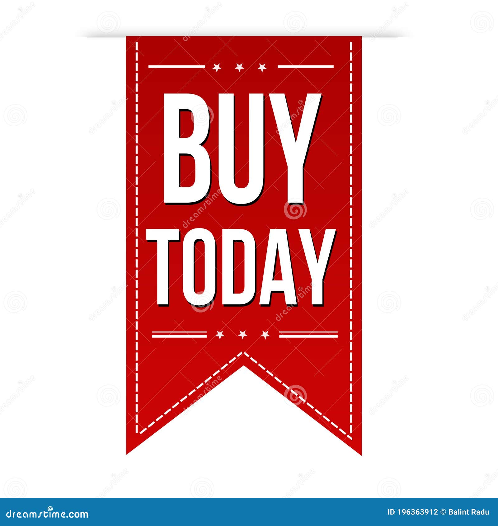 Buy today banner design stock vector. Illustration of market - 196363912