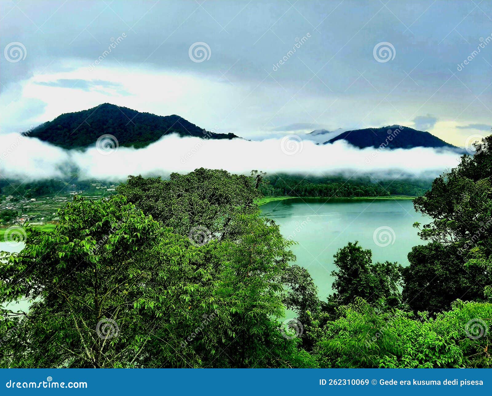 Buyan Lake, Located in Sukasada District Buleleng Regency. Stock Image ...