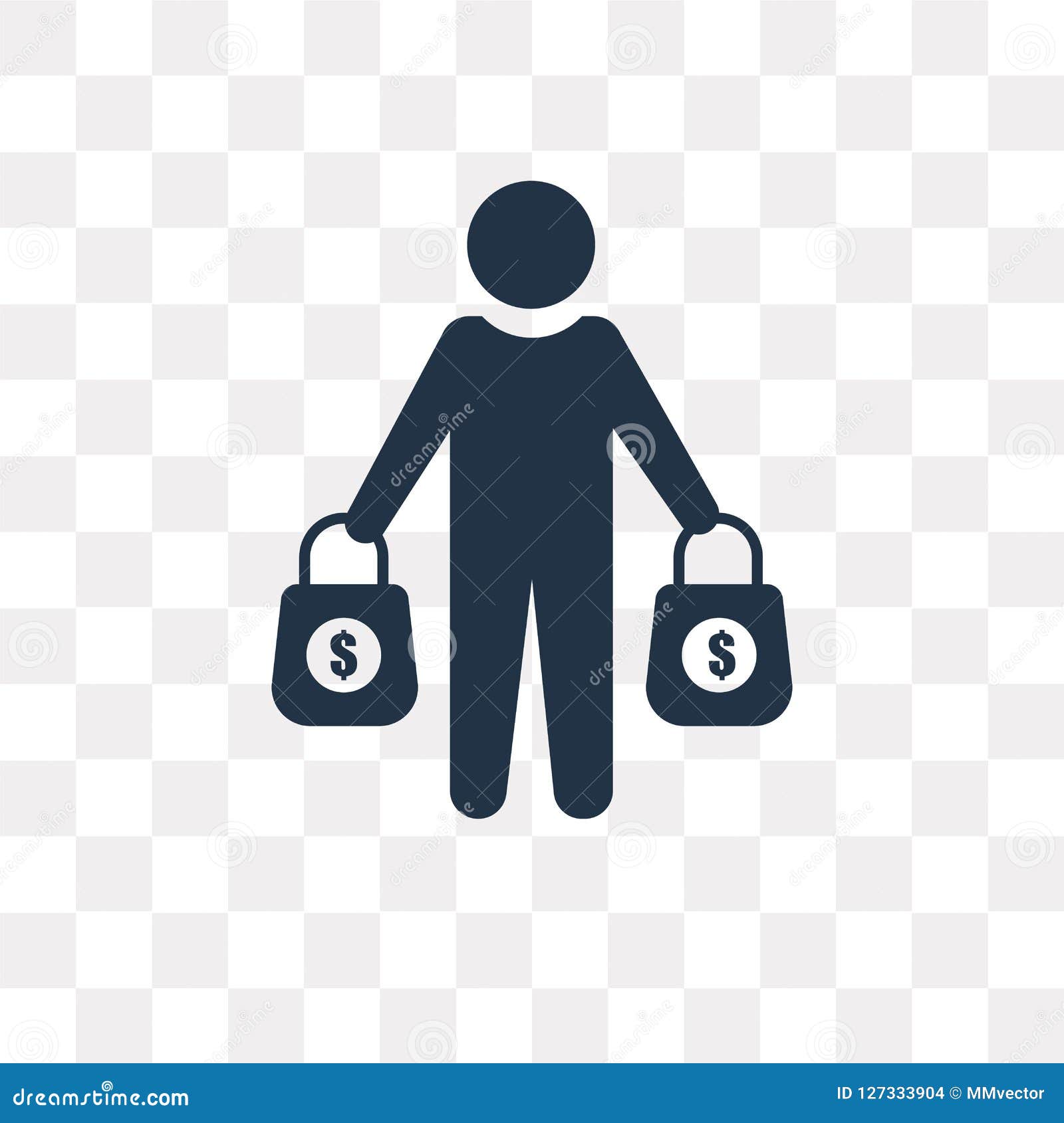 Buyer Vector Icon Isolated on Transparent Background, Buyer Tra Stock ...