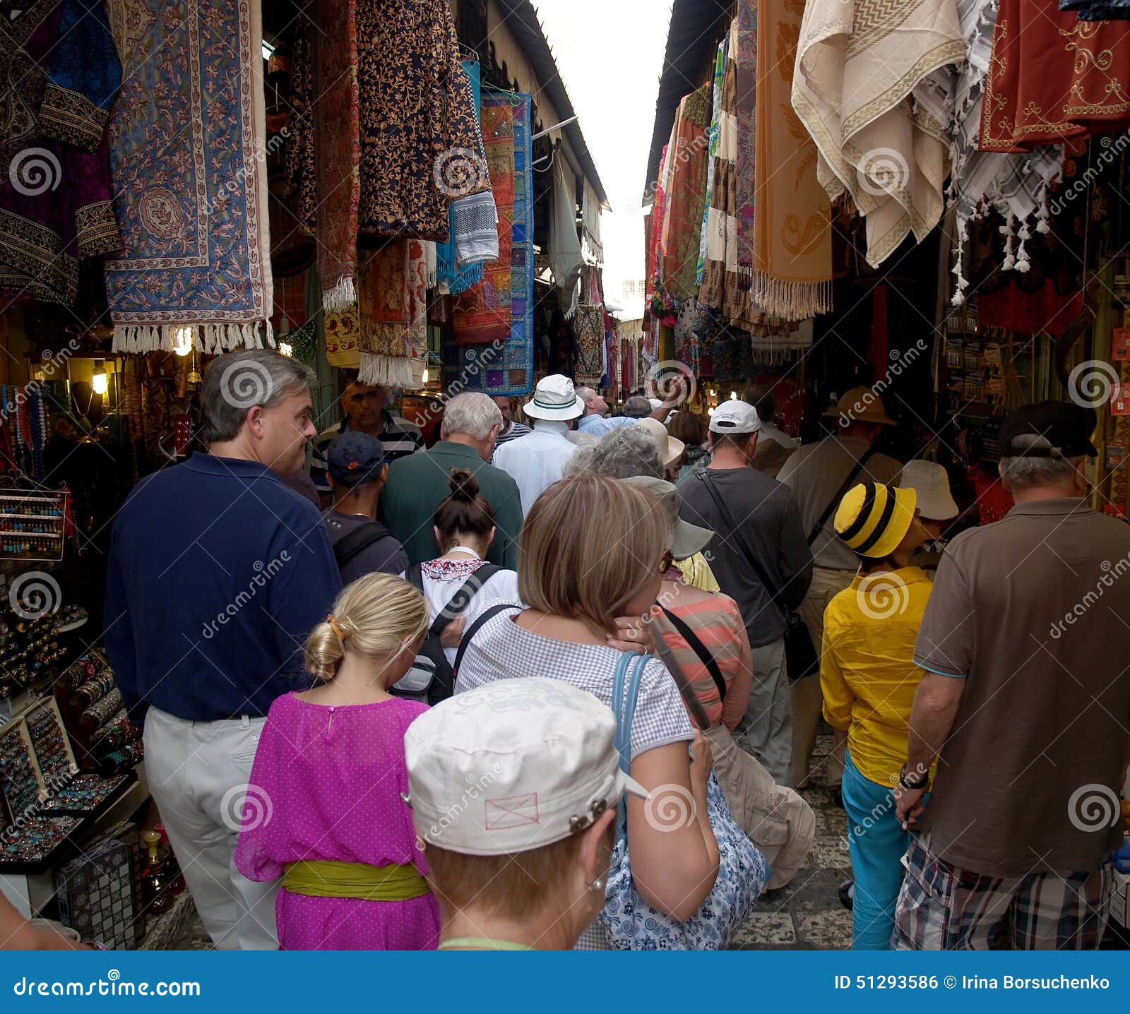 Buyers in the Ware Market in Jerusalem, Israel Editorial Photo - Image ...