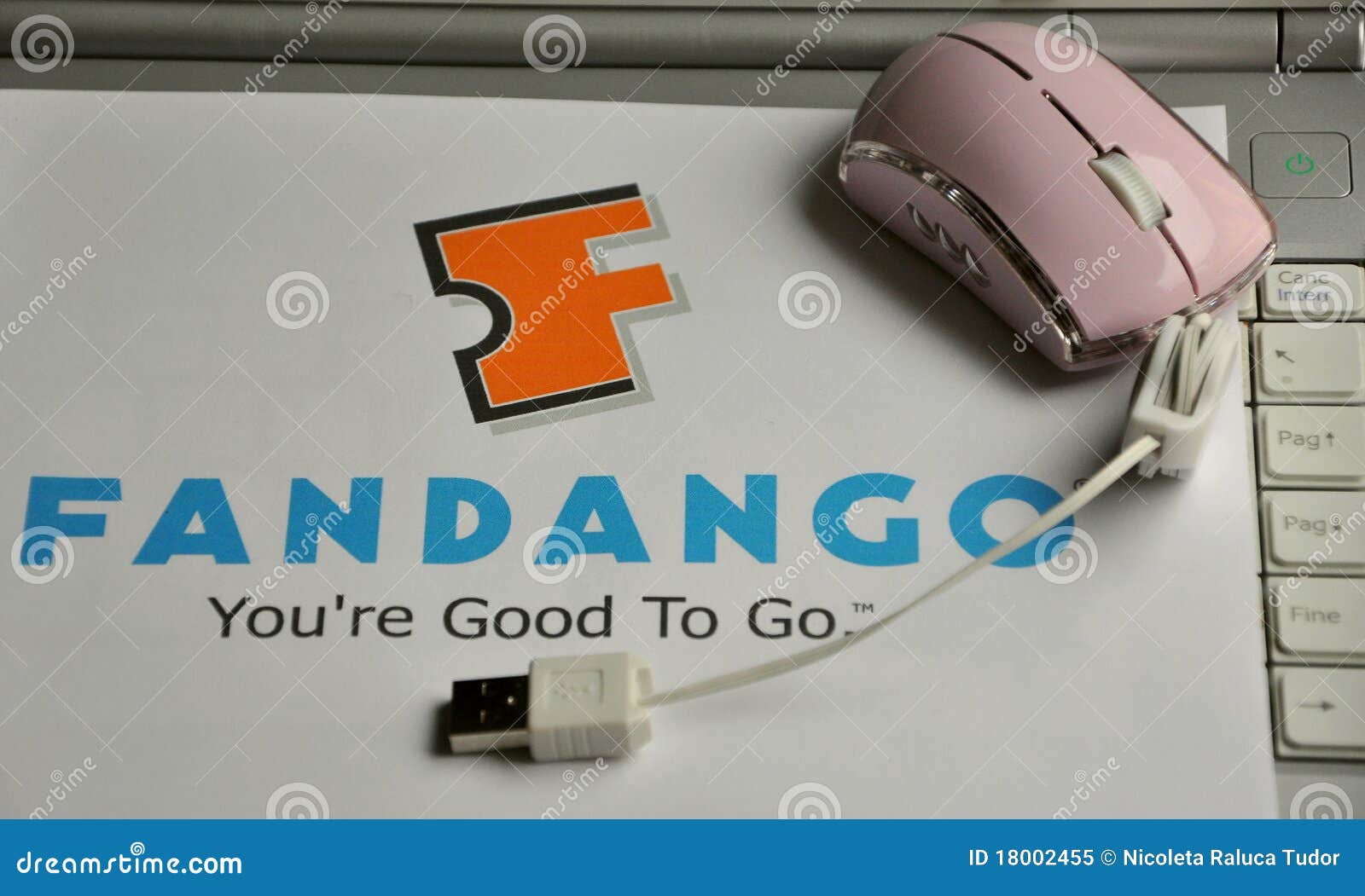 Buying Movie Ticket on Line Editorial Image - Image of laptop ...