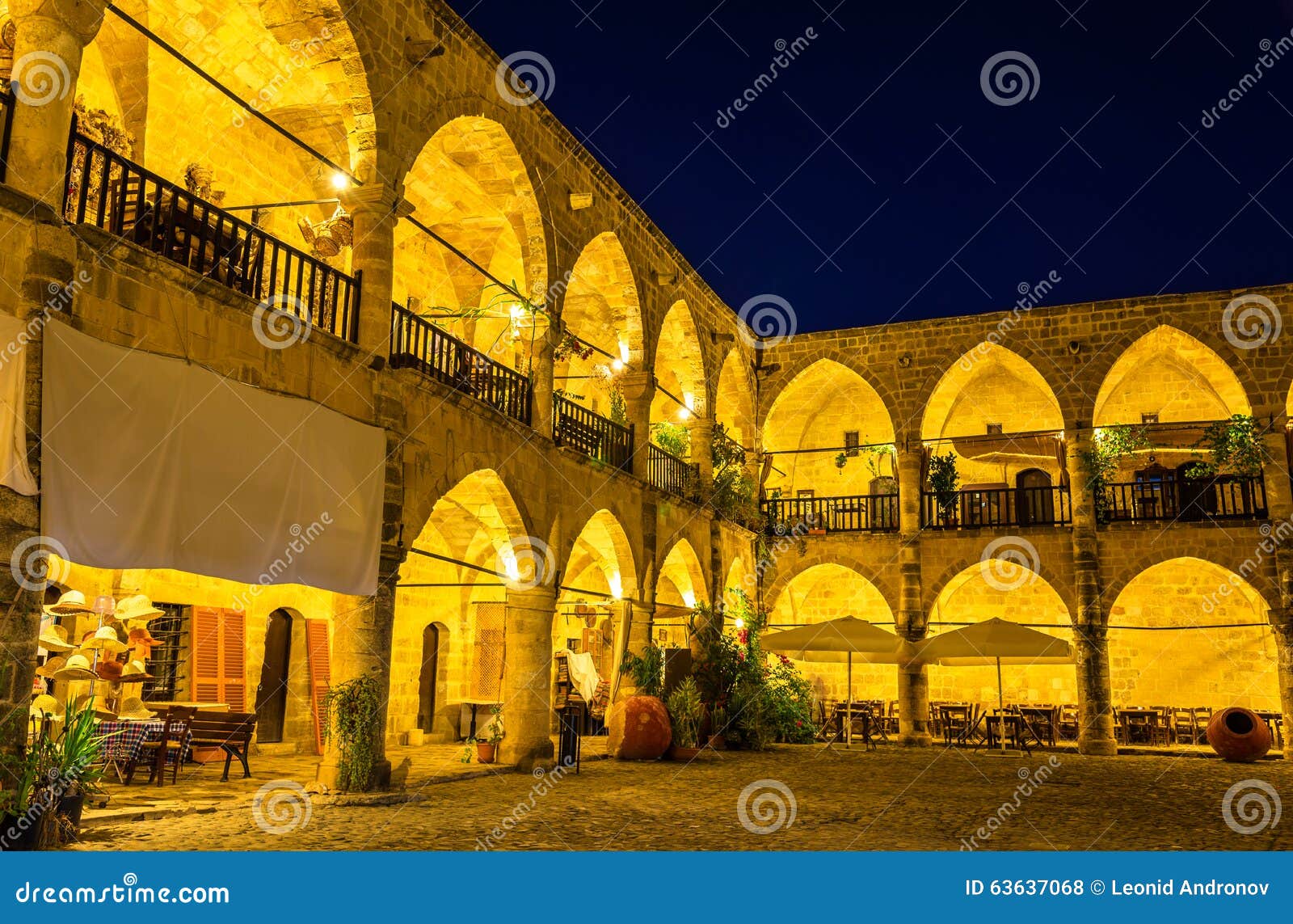 Buyuk Han, a Caravansarai in Cyprus Stock Photo - Image of great ...