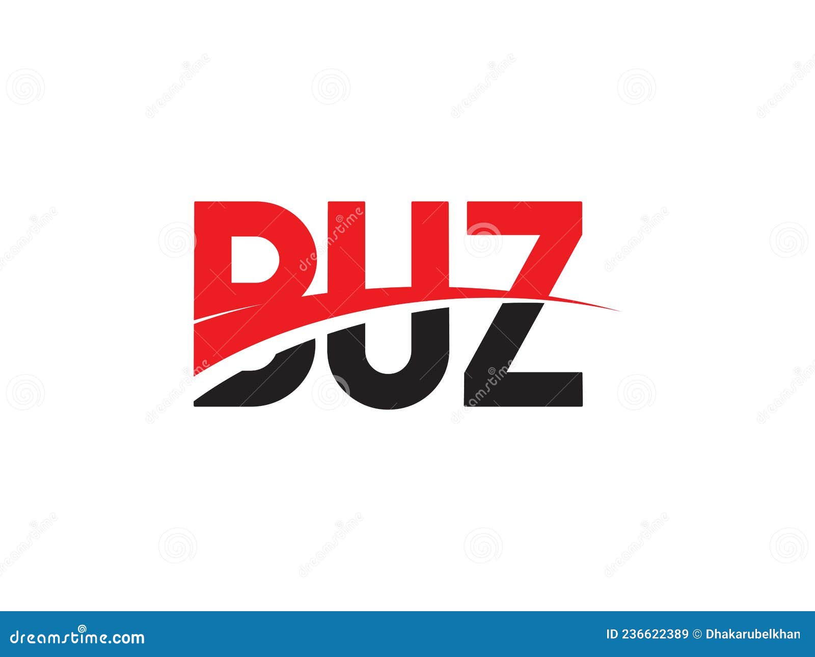 BUZ Letter Initial Logo Design Vector Illustration Stock Vector ...