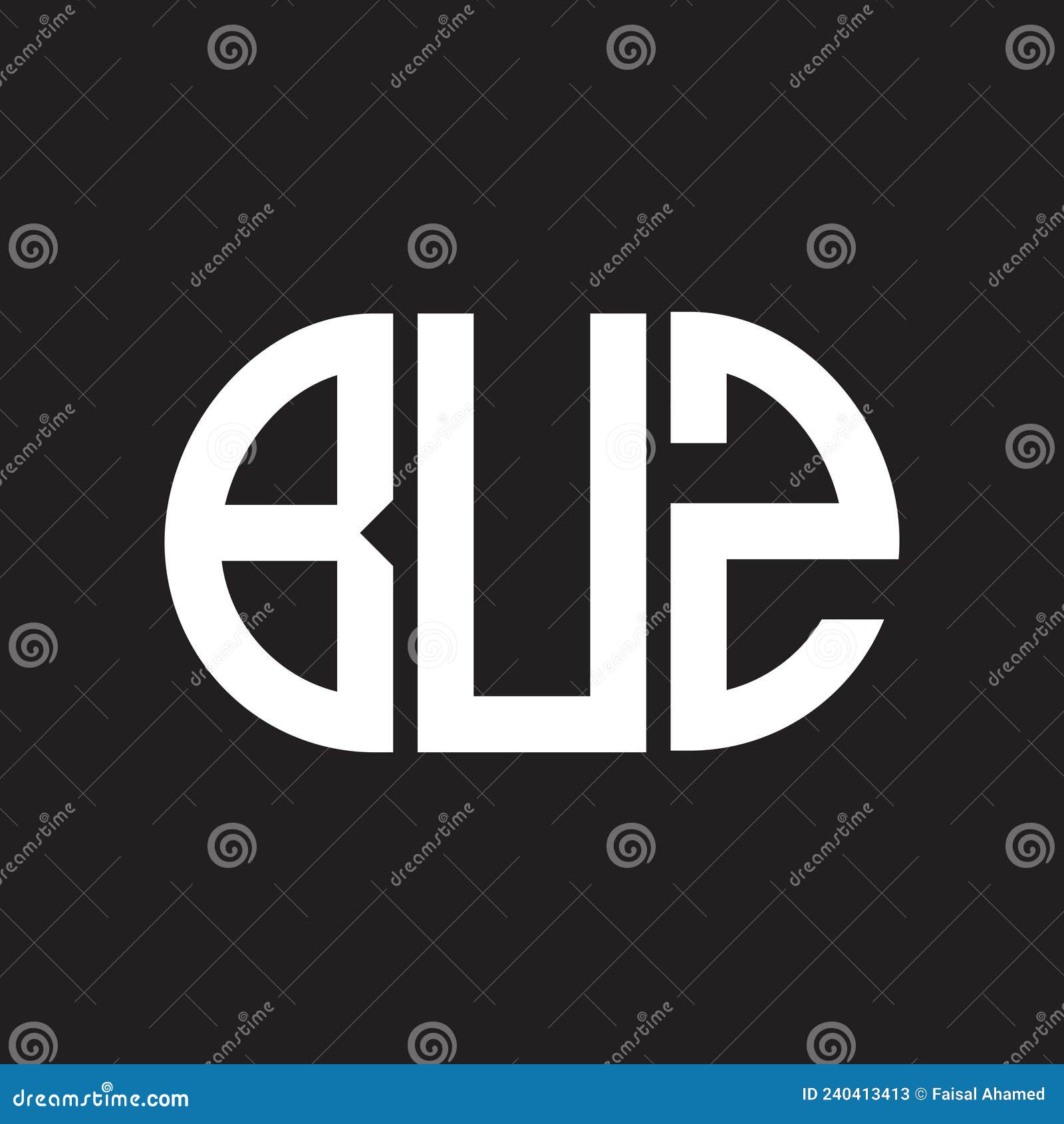 BUZ Letter Logo Design on Black Background. BUZ Stock Vector ...