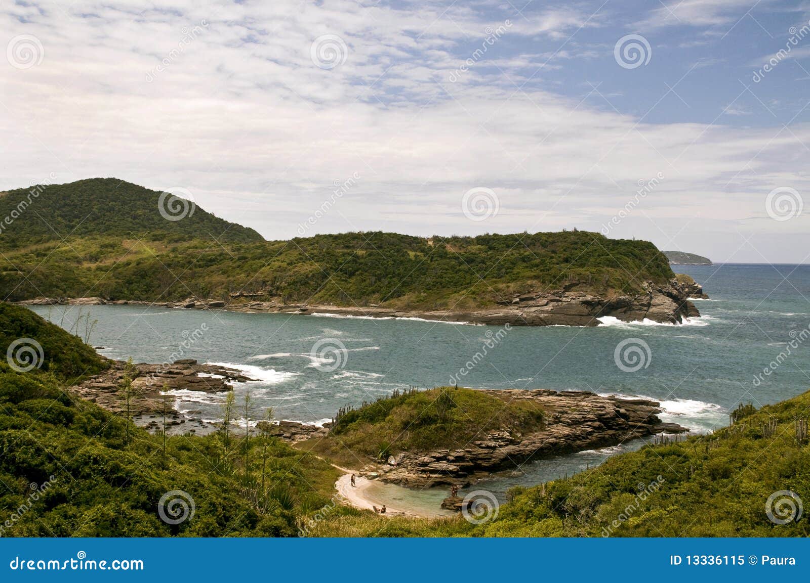 Buzios Peninsula stock image. Image of blue, island, brazil - 13336115