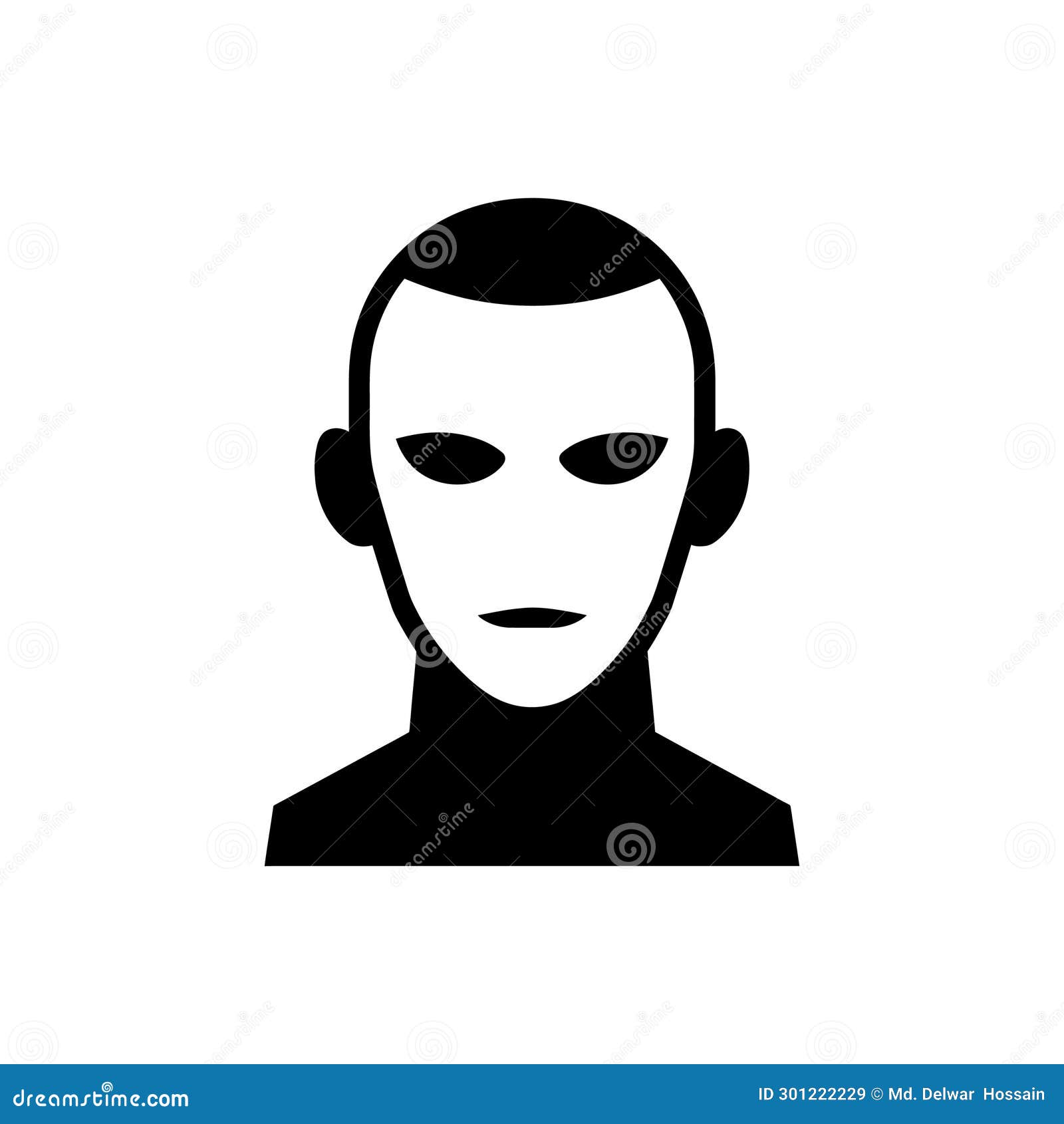 Buzz cut icon stock vector. Illustration of style, short - 301222229